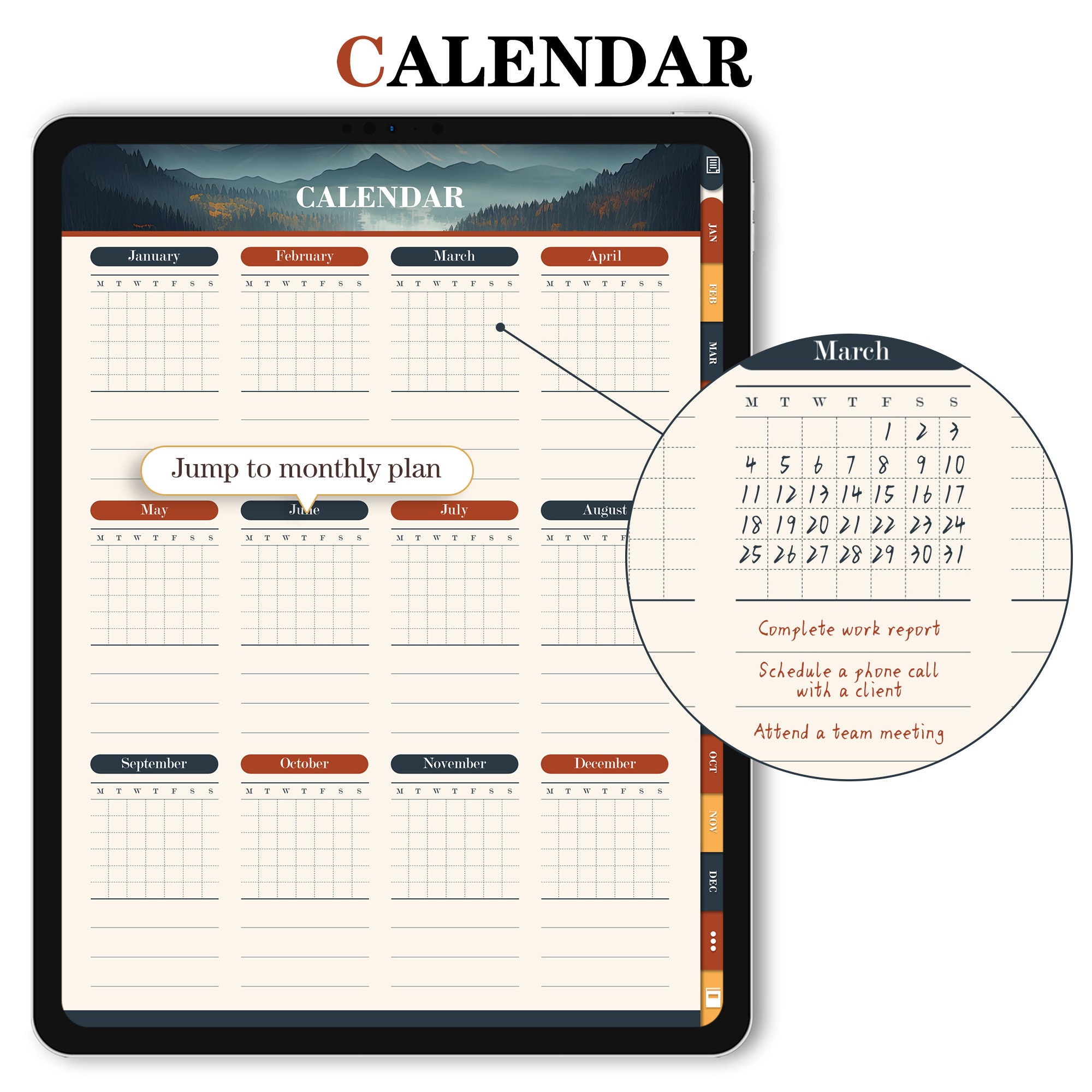 Goodnotes Planner, Minimalist Digital Planner,undated Planner, Daily ...