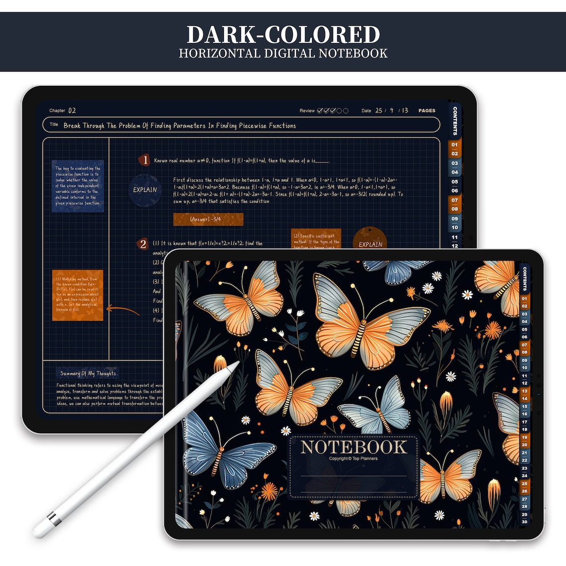 Cuaderno Goodnotes, Cuaderno digital, Notas digitales, Diario Cornell ...