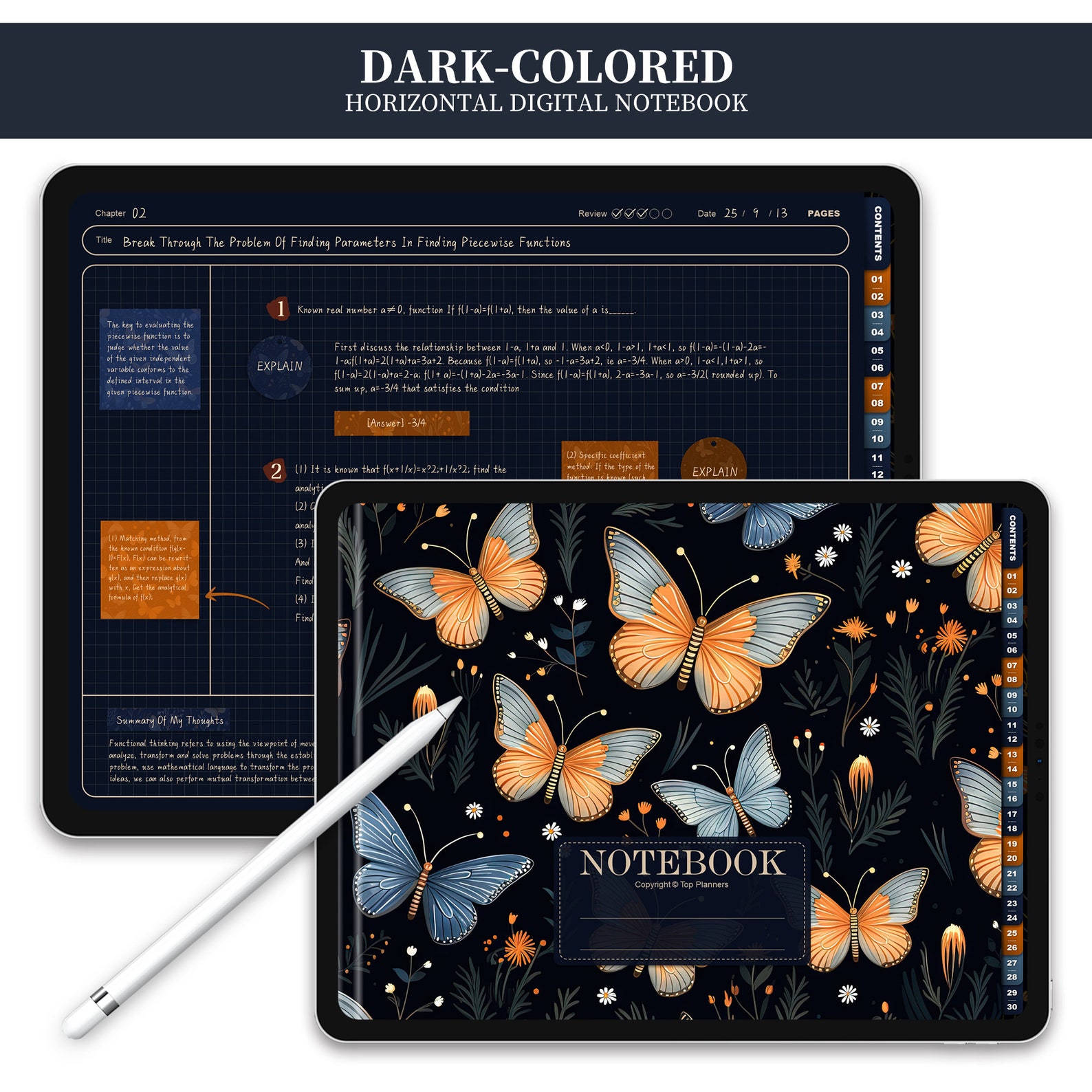 Cuaderno Goodnotes, Cuaderno digital, Notas digitales, Diario Cornell ...