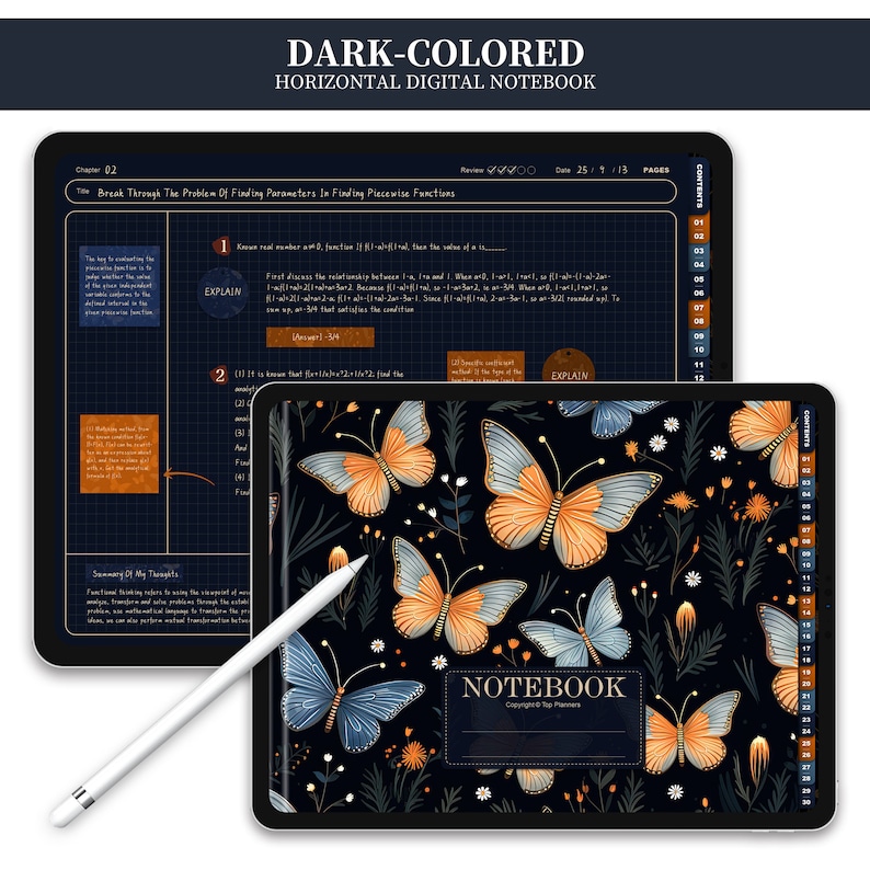 Cuaderno Goodnotes, Cuaderno digital, Notas digitales, Diario Cornell ...