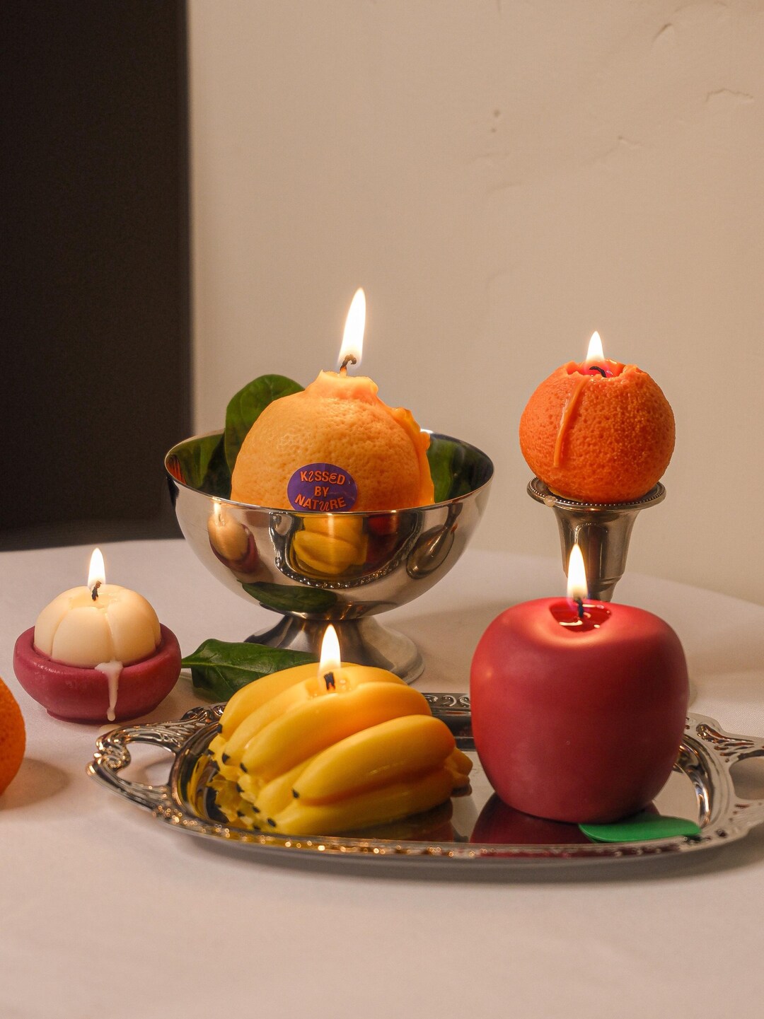 Tropical Fruit Candle Set Apple Durian Banana Orange Lemon Lime ...
