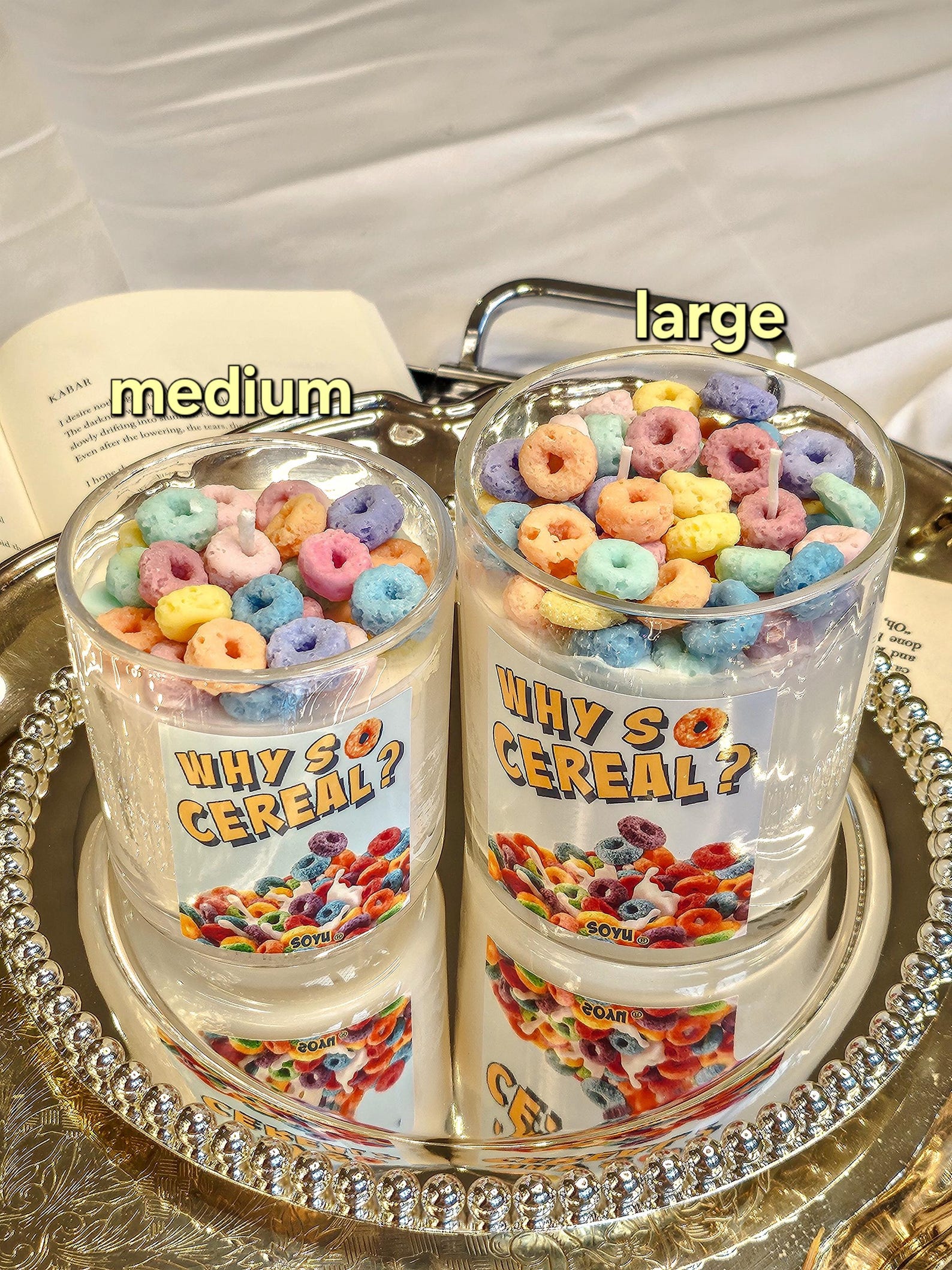 Why so Cereal? Candle Fun Breakfast Cereal Bowl Cafe Breakfast Scented ...