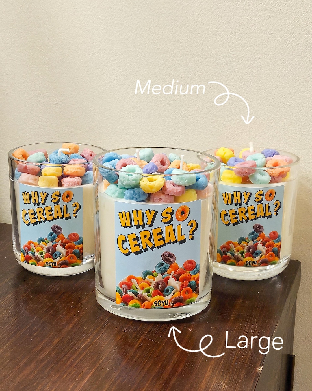 Why so Cereal? Candle - Fun Breakfast Cereal Bowl Cafe Breakfast ...