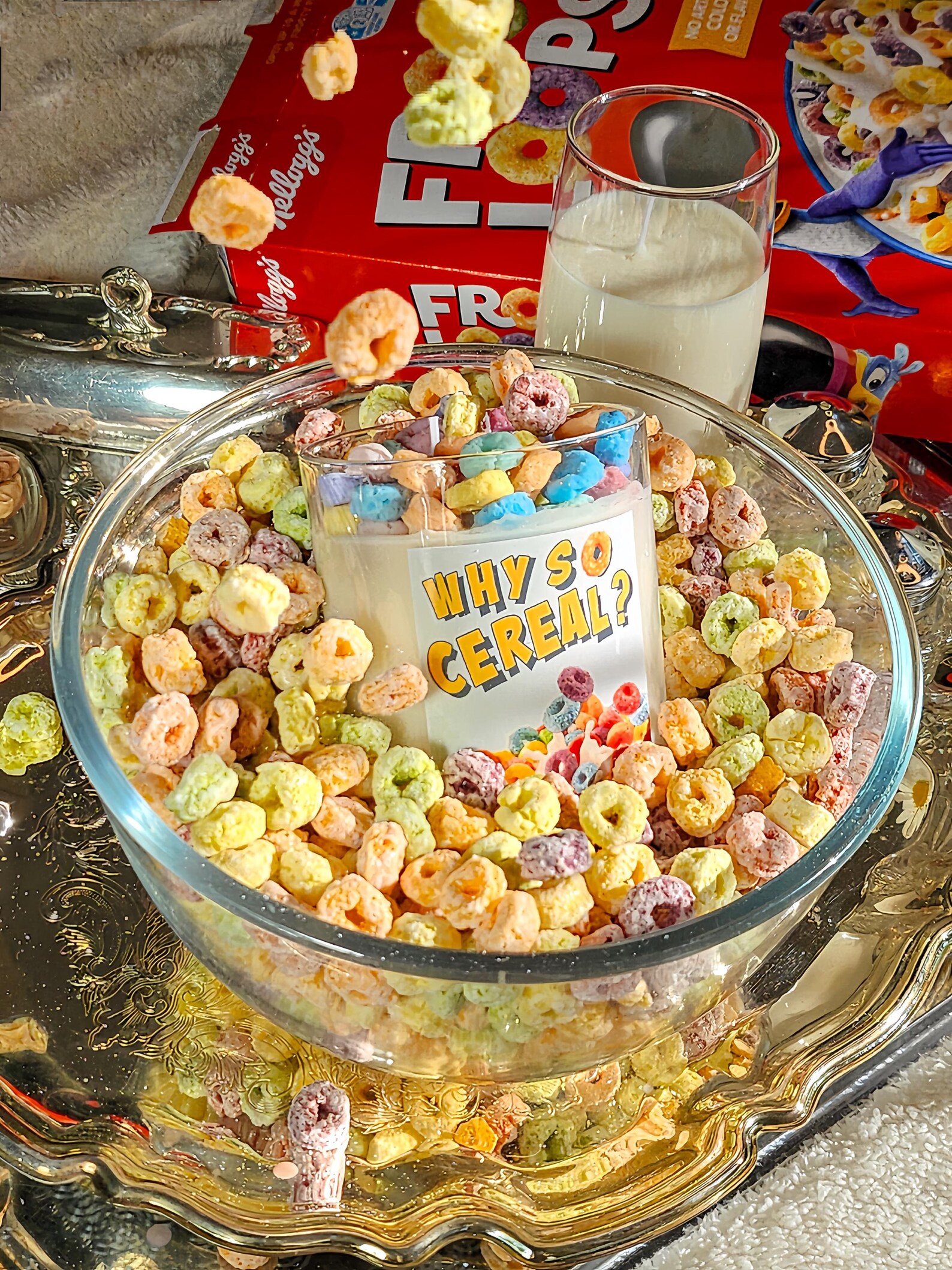 Why so Cereal? Candle Fun Breakfast Cereal Bowl Cafe Breakfast Scented ...