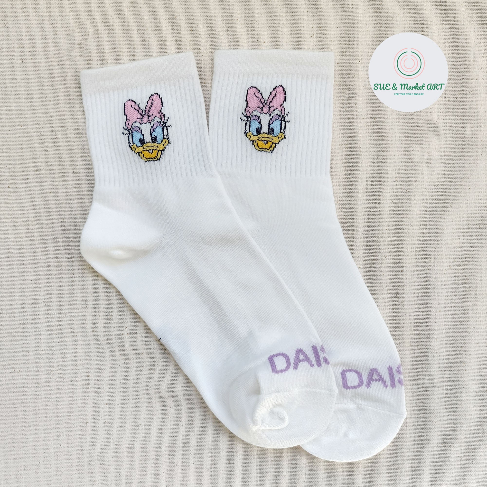 Disney Character Socks, Mid-crew Socks - Etsy