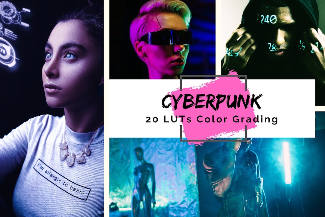 20 Cyberpunk Luts for Video and Photo Color Grading | Video Luts for ...