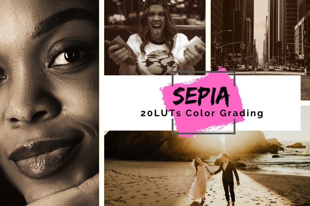 20 Sepia Luts for Video and Photo Color Grading | Video Luts for ...