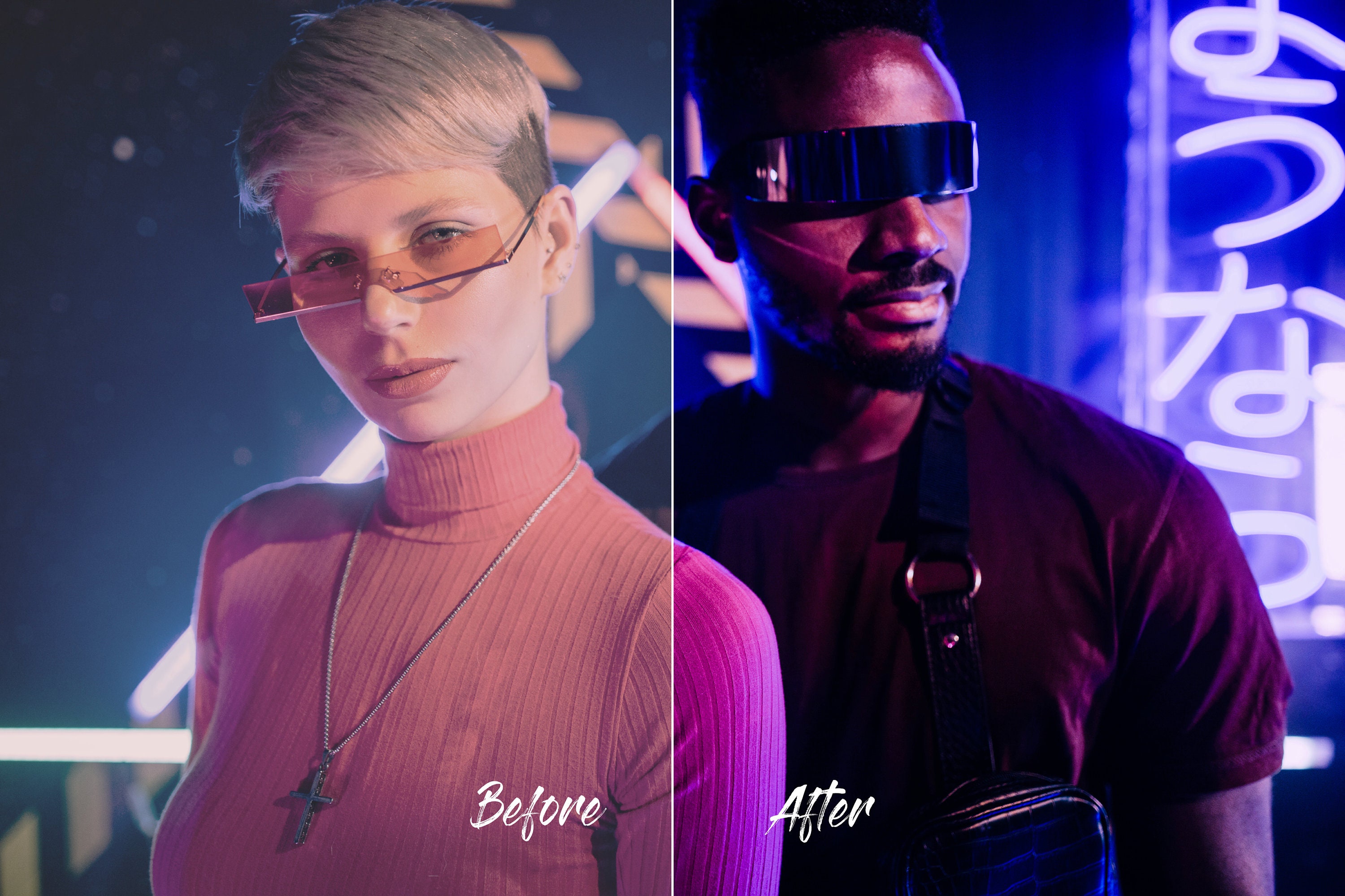 20 Cyberpunk Luts for Video and Photo Color Grading Video Luts for ...