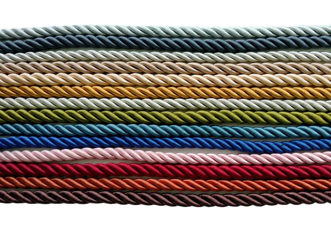 Cotton Blend Curtain Cord Rope, Home Decor Trim (10mm) - Etsy