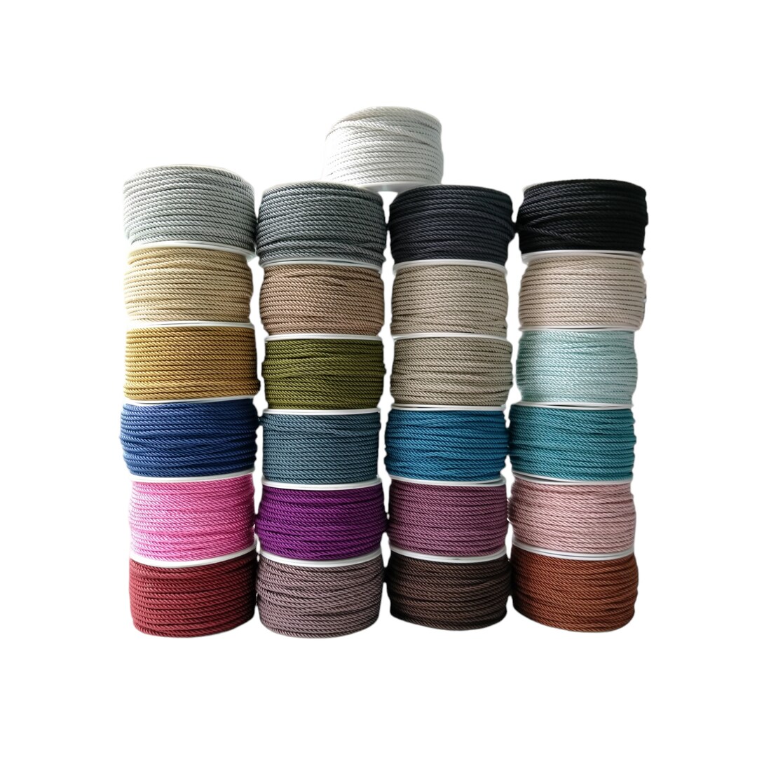 Polyester Cotton Curtain Cord, Trim Accessory, 25 Colors - Etsy