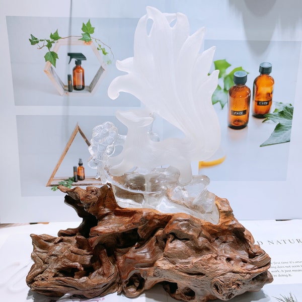 Nine Tailed Fox Statue - Etsy