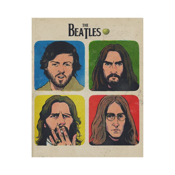 Beatles Let It Be Poster - Etsy