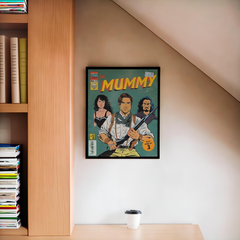 The Mummy Comic Book Poster - Etsy