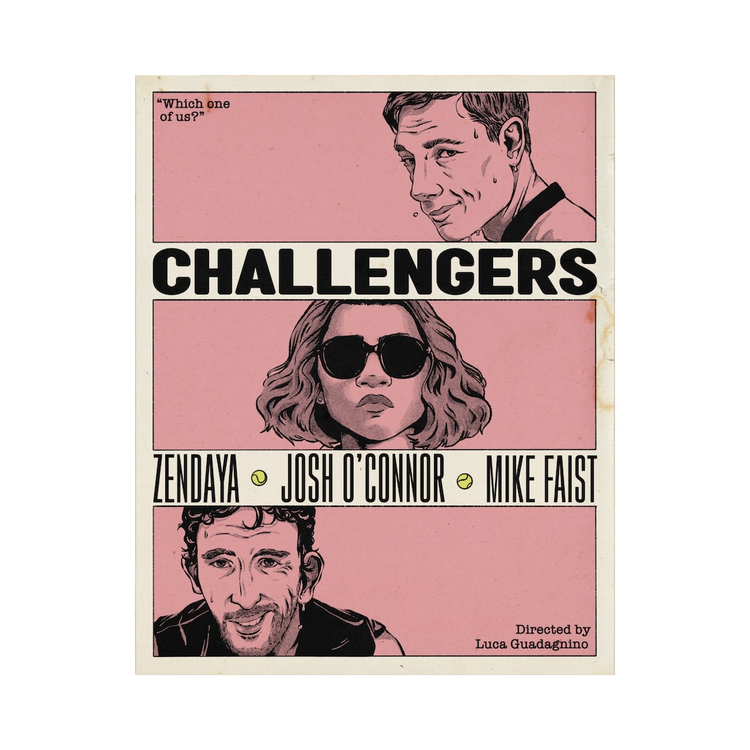 Challengers Vintage Style Movie Poster - Etsy