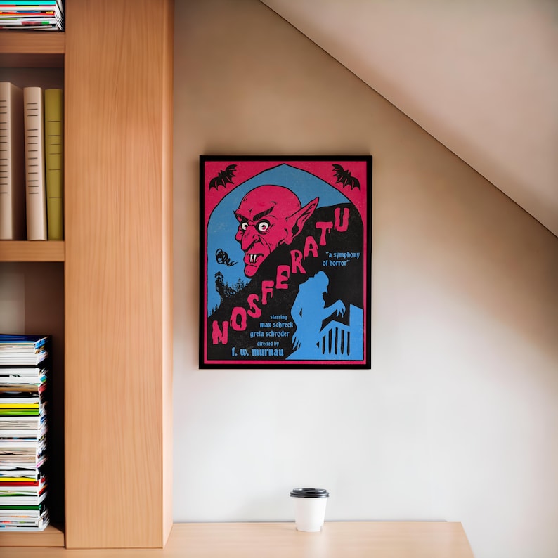 Nosferatu Neon Movie Poster - Etsy