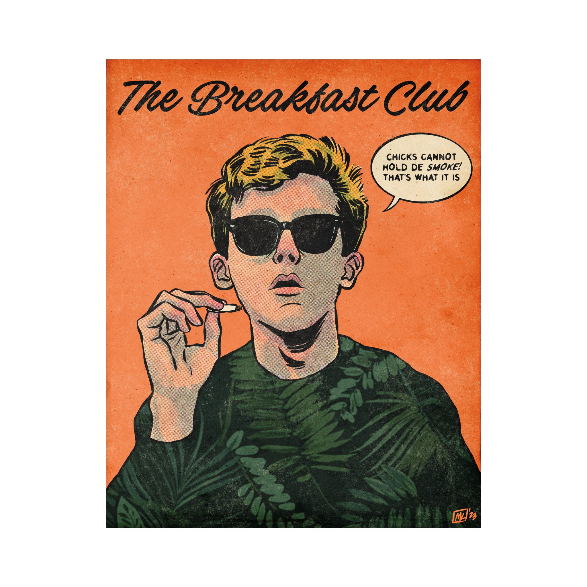 The Breakfast Club Alternate Poster, John Hughes, 80s Movies - Etsy