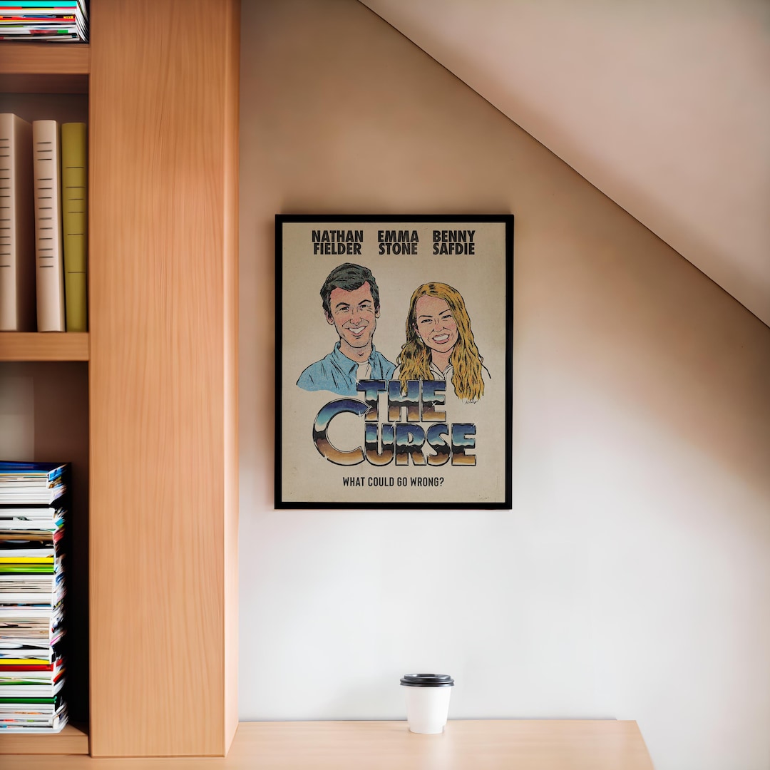 The Curse Vintage Movie Poster Art Print, Nathan Fielder, Emma Stone ...