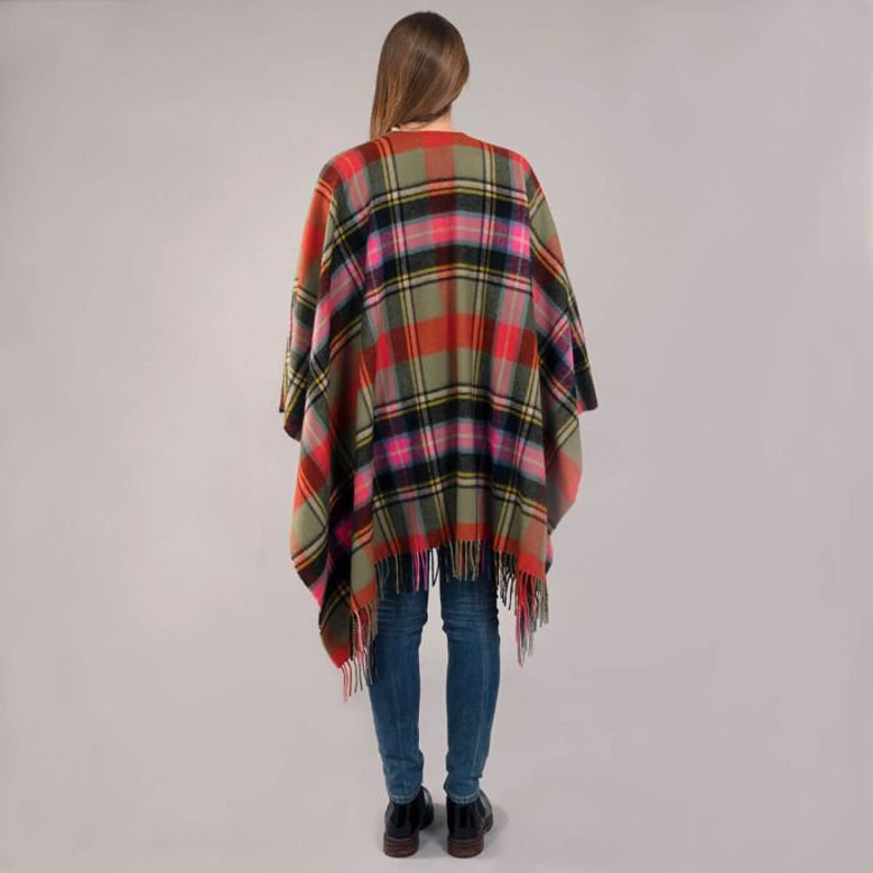 Alice Bruce of Kinnaird Ancient Tartan 100% Lambswool Serape With ...