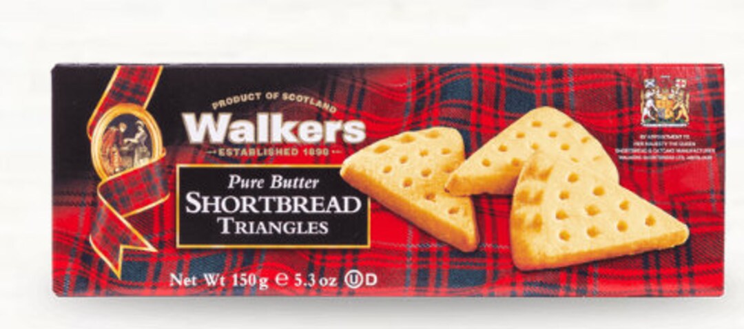 SALE Box Shortbread Triangle by Walkers Est 1898 150.00 Grams for Gift ...