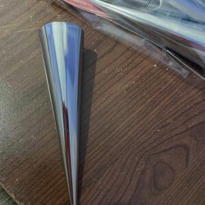 Set of 20 Stainless Steel Cornet Molds – 12 Cm Cone Shaped Dessert ...