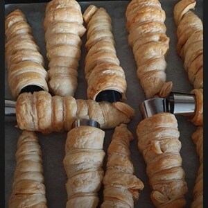 Set of 20 Stainless Steel Cornet Molds – 12 Cm Cone Shaped Dessert ...