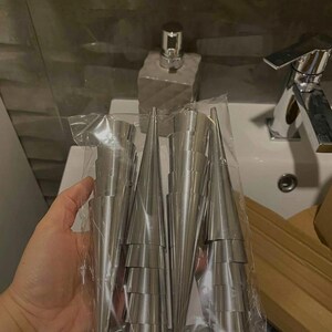 Set of 20 Stainless Steel Cornet Molds – 12 Cm Cone Shaped Dessert ...