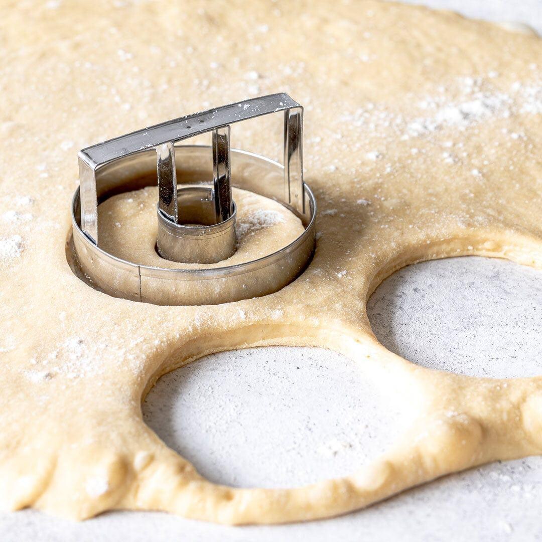 4 Pcs Stainless Steel Donut Cutter Set – 7.5cm (3 In) & 9cm (3.54 In ...