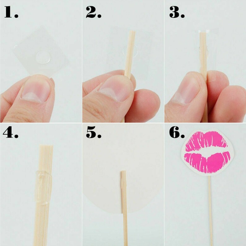 30pcs Birthday Party Photo Booth Props Glitter Rose Gold Party - Etsy