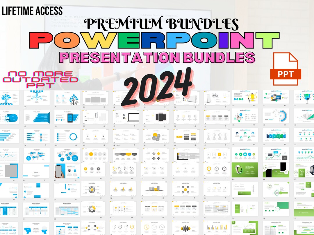 100,000 Slides Powerpoint Presentation Premium Templates Bundle 2023 ...