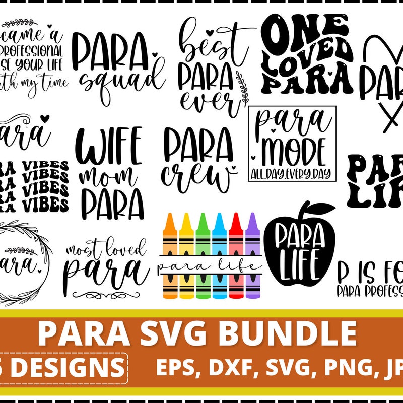 Para Svg - Etsy