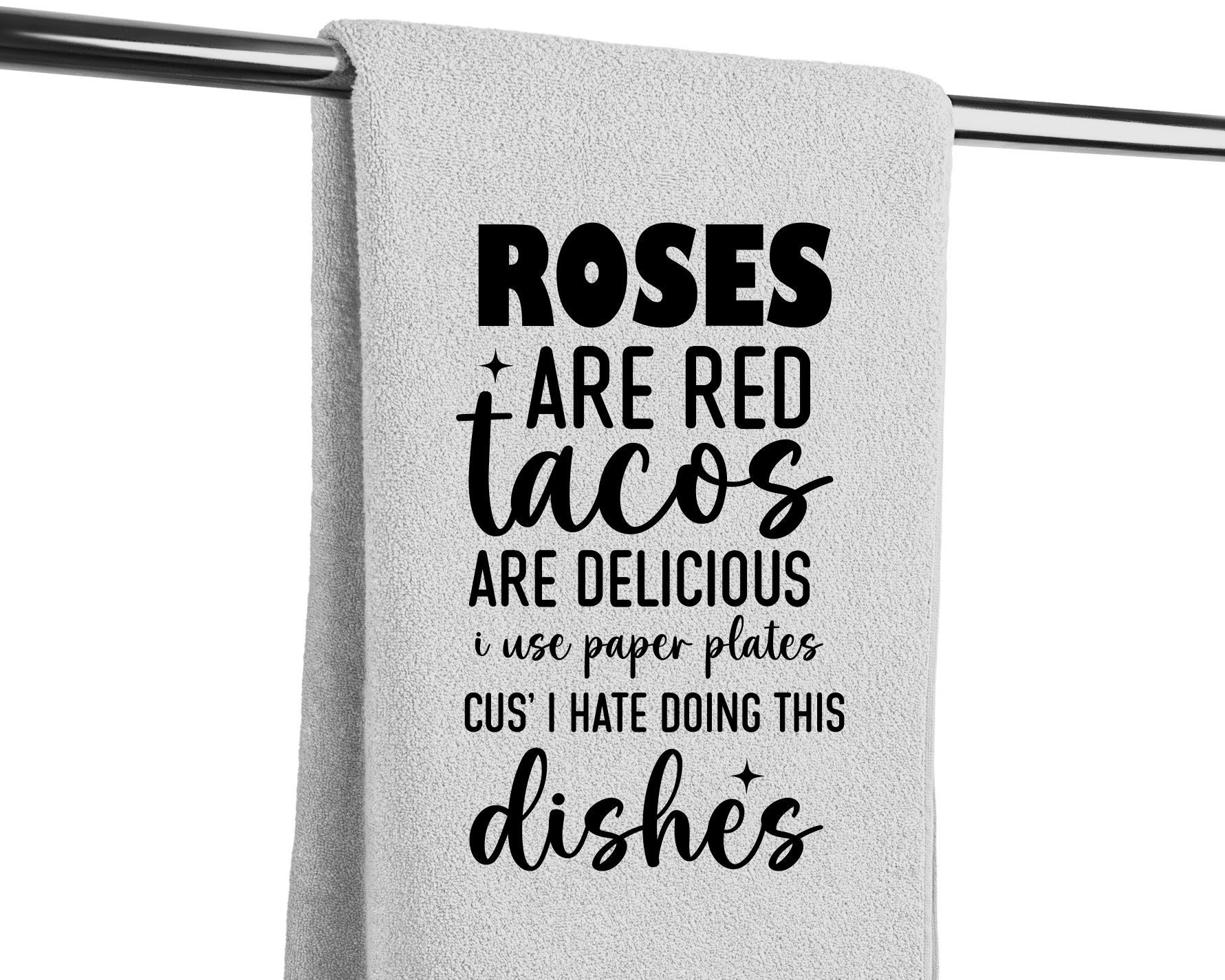 Funny Dish Towel Sayings Svg Bundle, Kitchen Humor SVG, Tea Towel ...