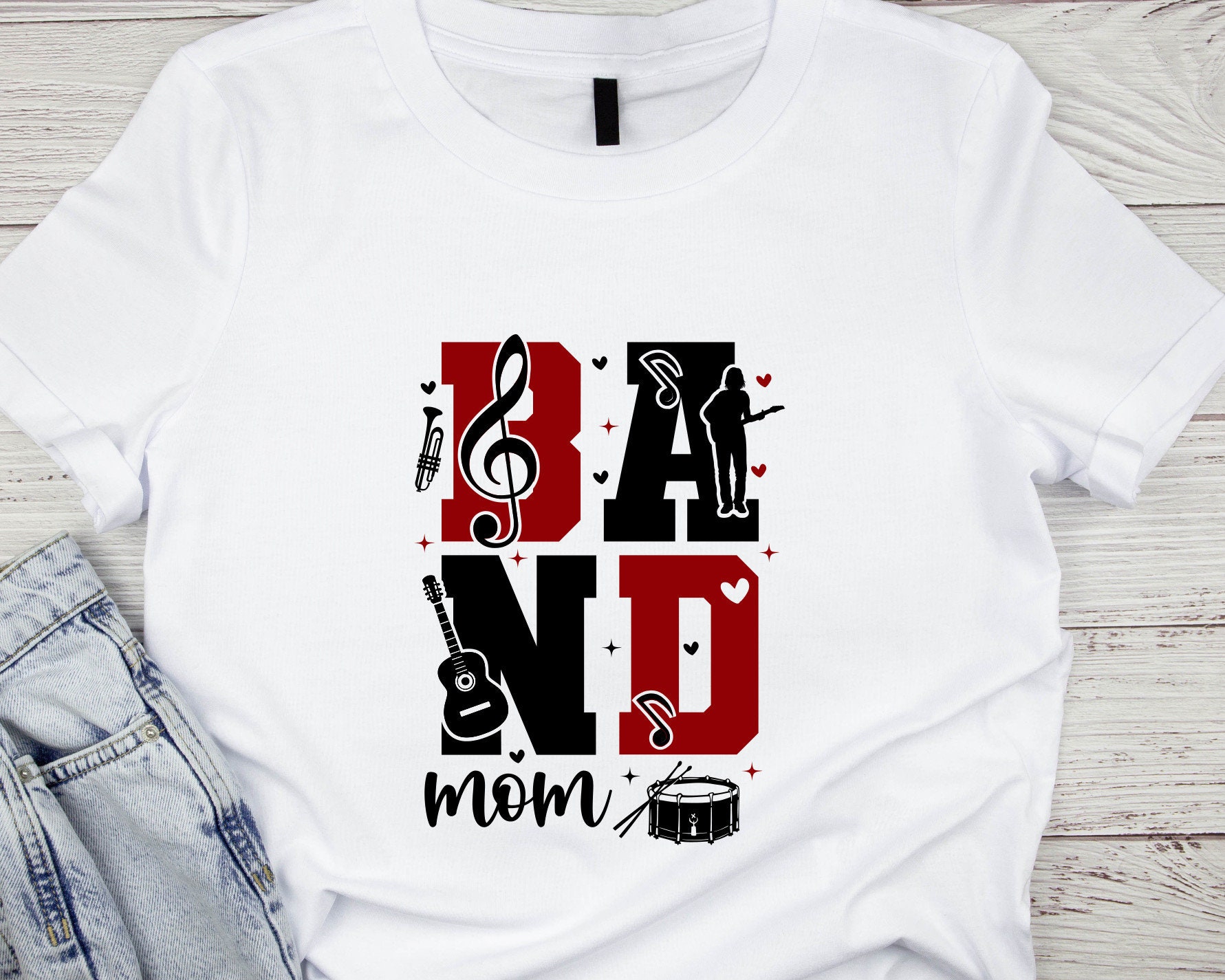 Band Mom Svg, Band Mom Png, Iron on Band, Marching Band Mom Shirt Cut ...
