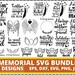 Memorial SVG Bundle, in Loving Memory Svg, Remembrance Svg Cut Files ...