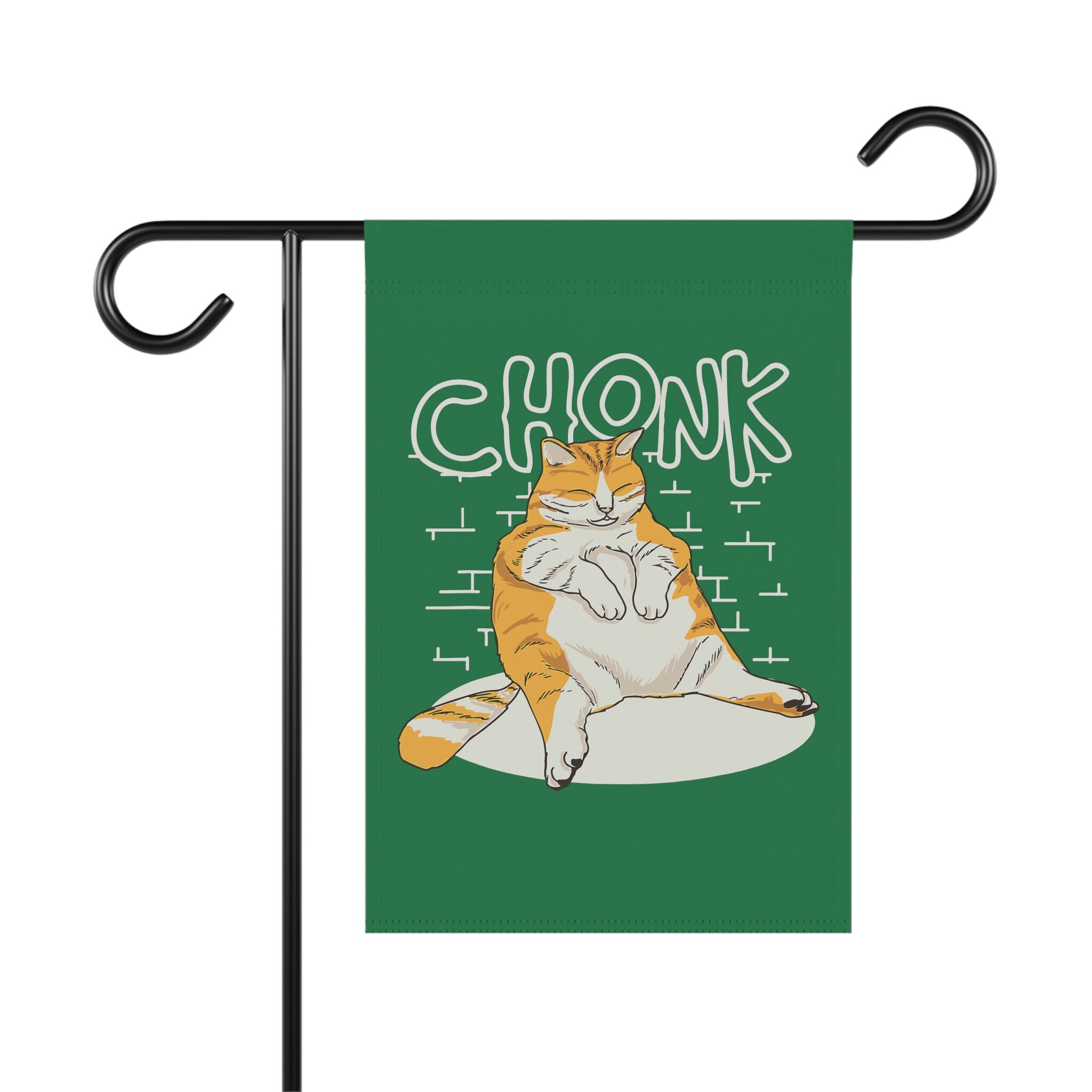 Fat Cat Chonk Garden & House Banner - Etsy