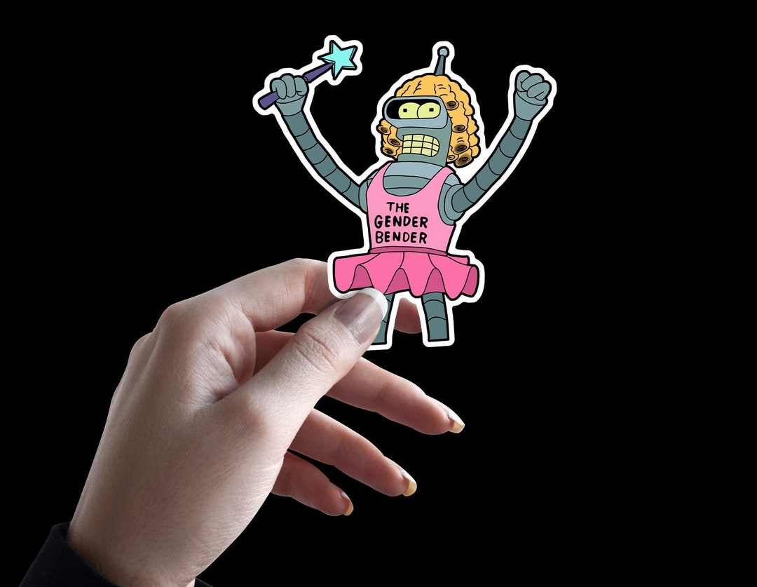 Futurama Sticker Gender Bender Vinyl Die-cut Decal - Etsy