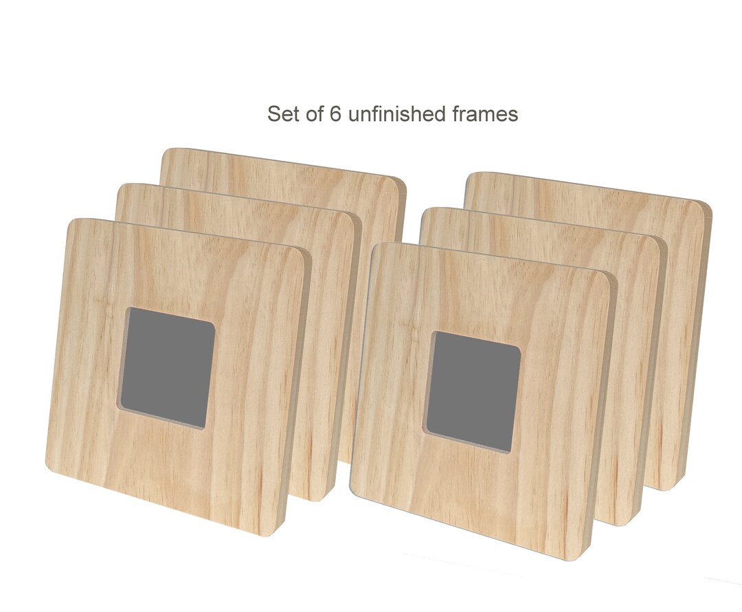 Natural Wood Craft Frames - Etsy