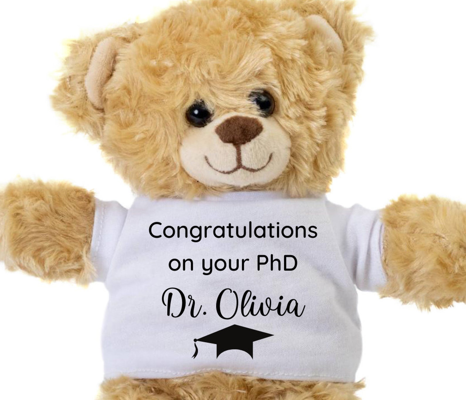 Personalized Phd Gift Teddy Bear College Grad Gift Graduation Gift ...