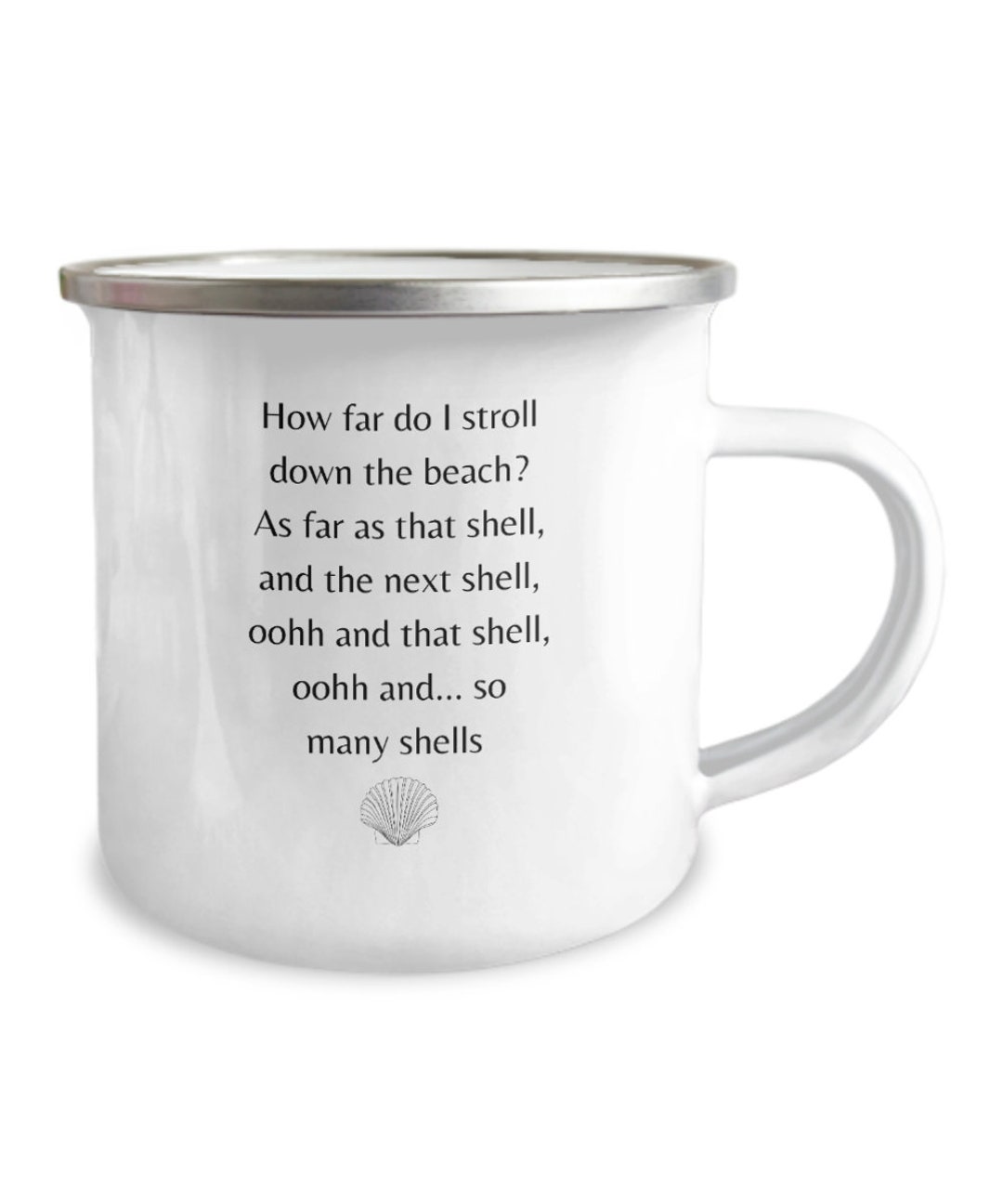 Beach Comber Mug Sea Shell Mug Shell Collector Camper Mug Beach Gift ...