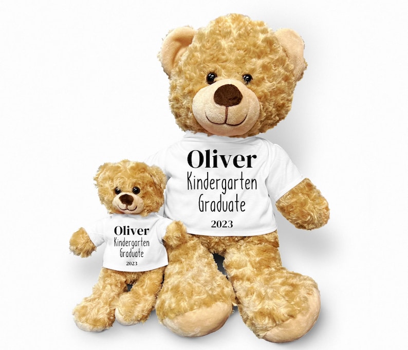 Personalized Graduation Bear, Kindergarten Graduation Gift, Custom ...