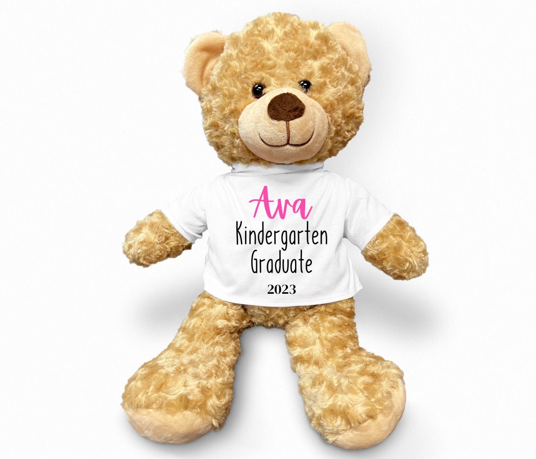 Kindergarten Graduation Gift, Personalized Graduation Bear, Custom ...
