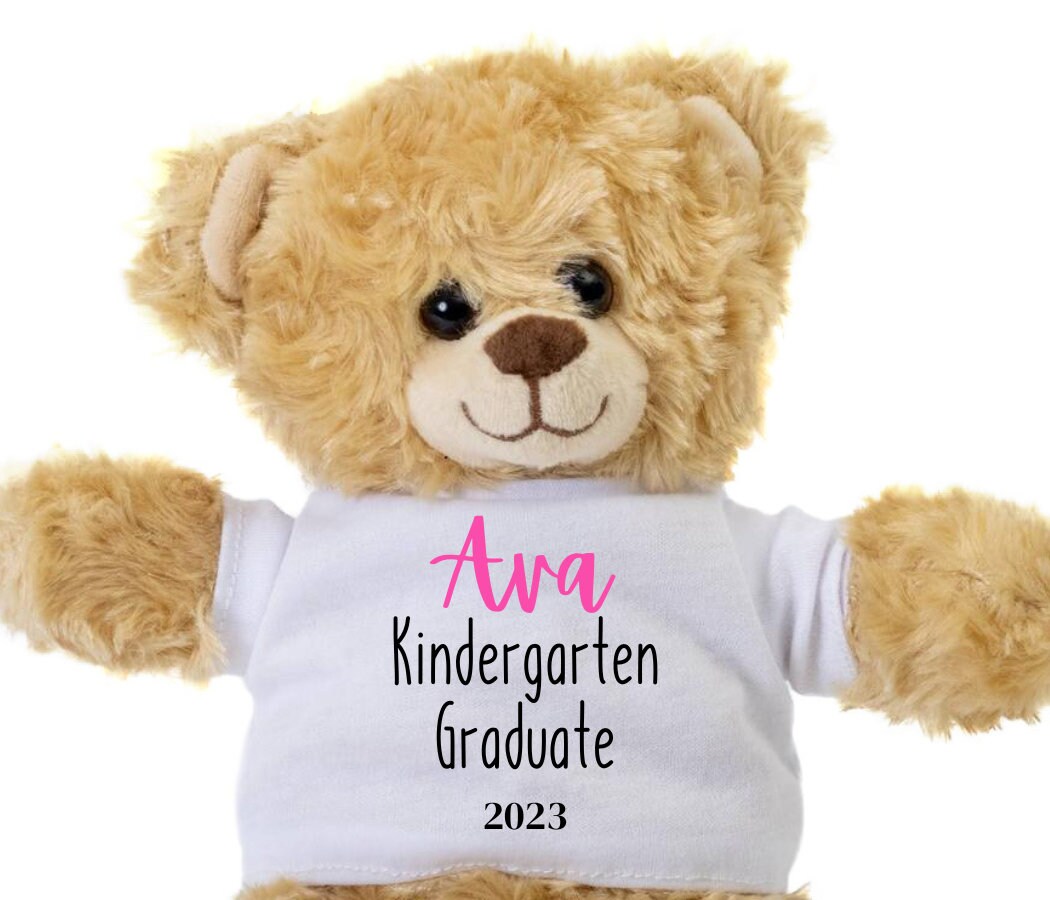 Kindergarten Graduation Gift, Personalized Graduation Bear, Custom ...
