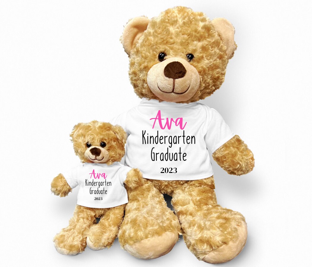 Kindergarten Graduation Gift, Personalized Graduation Bear, Custom ...