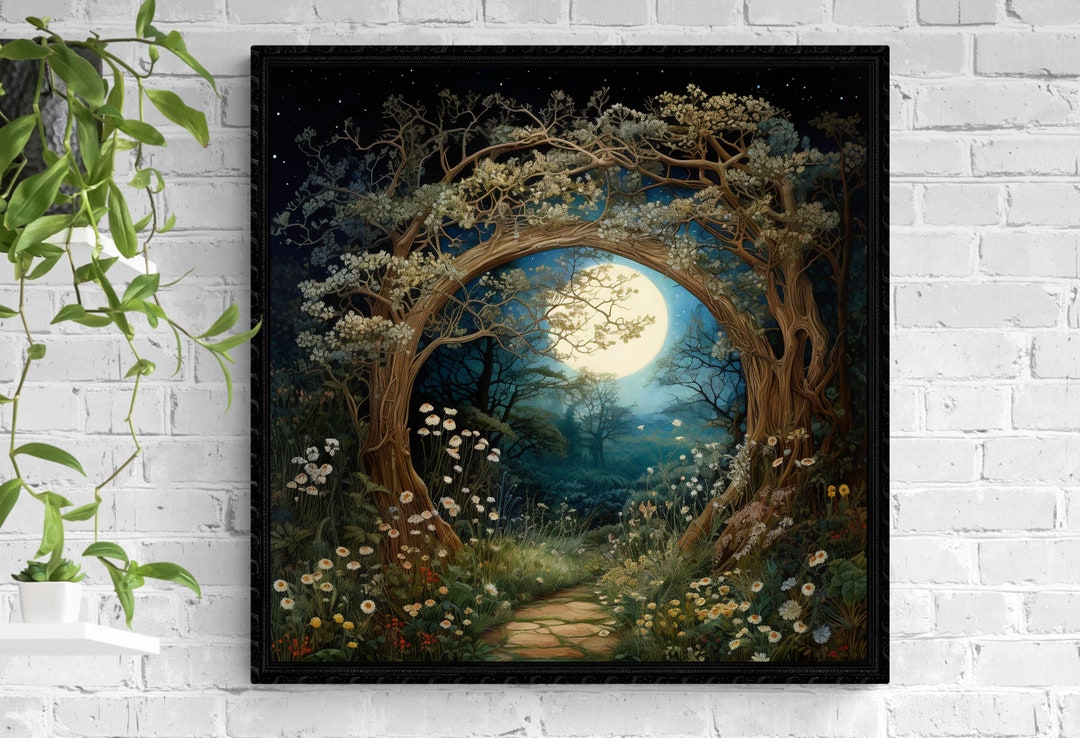 Fairy Forest Decor Printable Wall Art. Magical Fairycore Art - Etsy