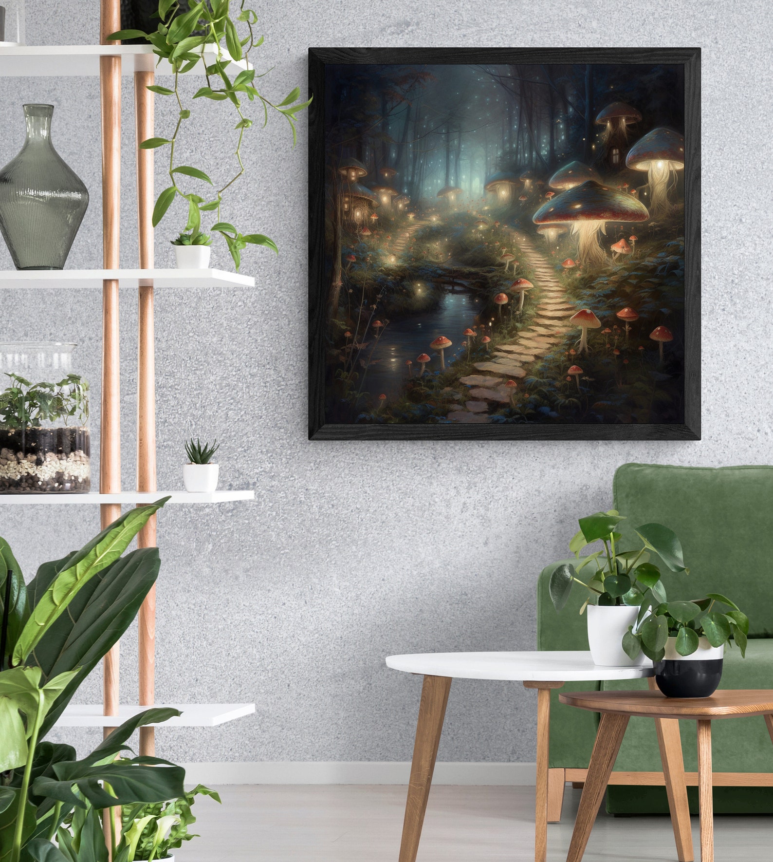 Enchanted Forest Printable Wall Art. Magical Cottagecore Art Fairycore ...