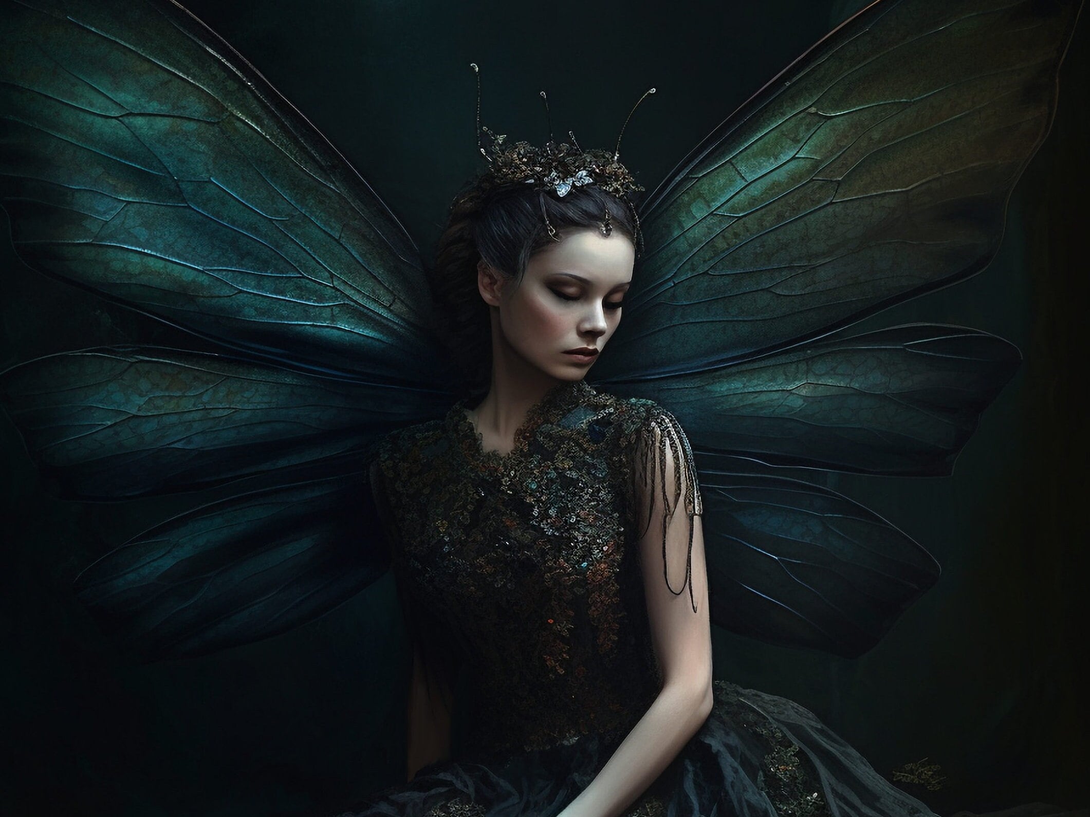 Sketches Of Dark Fairies