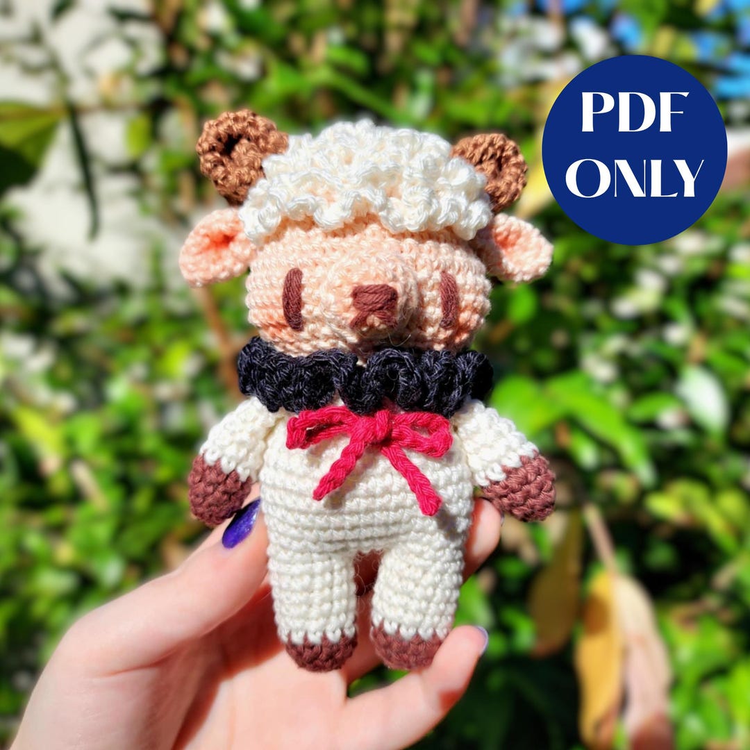 Cute Sheep Crochet Pattern PDF | Lambert the Sheep Crochet Pattern ...