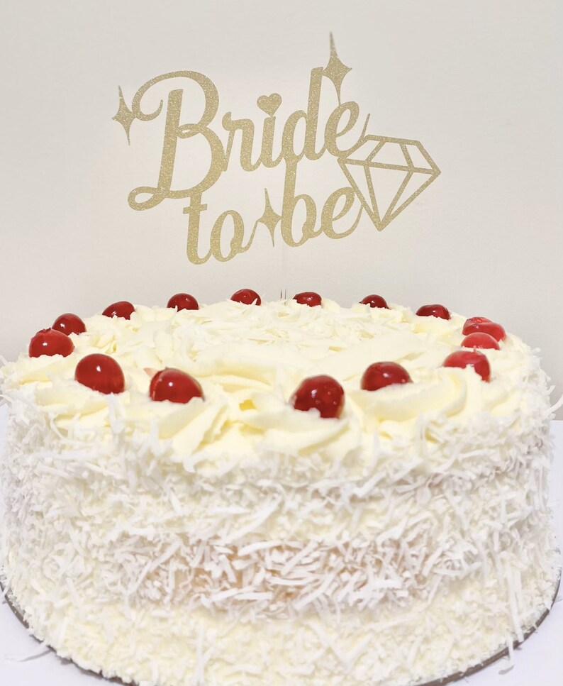 Bride to Be Cake Topper/ Hen's Party Bridal Shower Cake Topper ...