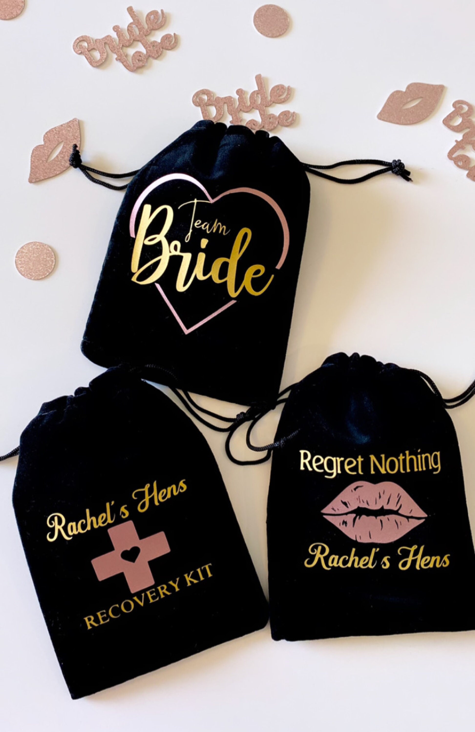 Bridal Shower Favour Bag, Hen's Party Recovery Kit, Bachelorette ...