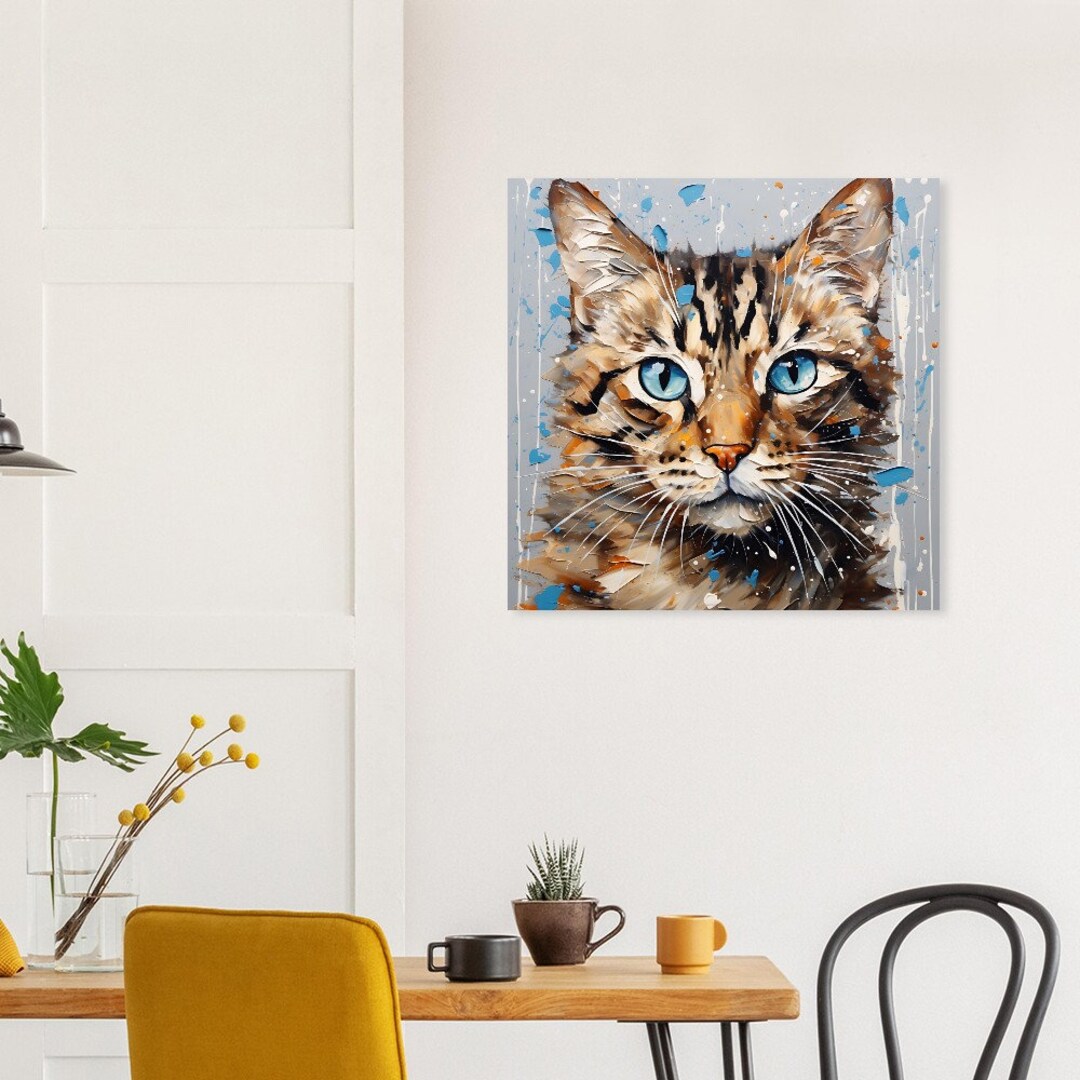 PET PAINTING ART, Animal Art Painting, Cute Pet Art, Large Painted Wall ...