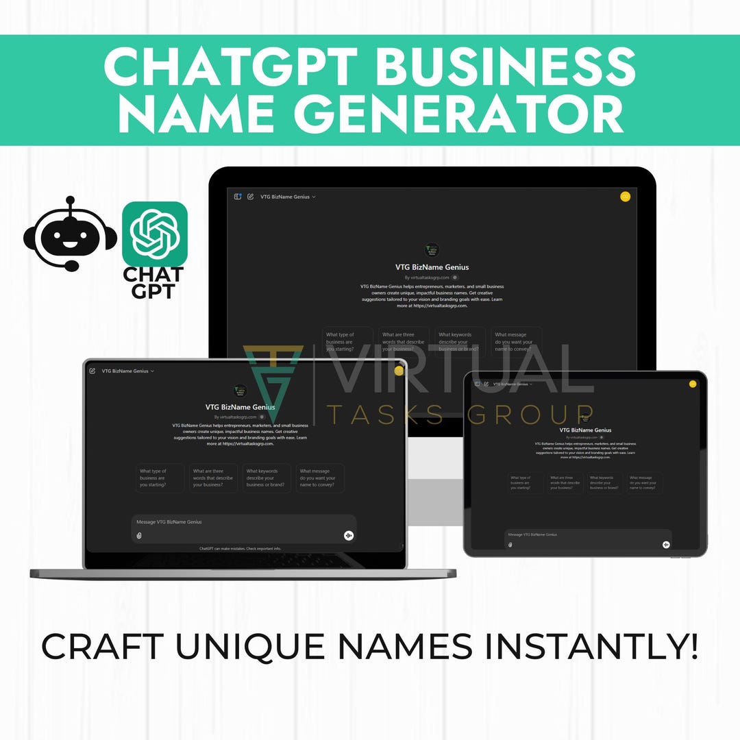 Chatgpt AI Business Name Generator - Create Memorable Brand Names Fast ...
